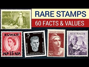Rare Valuable Stamps from Europe and Asia Explained | Legendary Stamp Collection