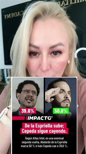Según el más reciente tracking de AtlasIntel, Abelardo de la Espriella lidera con 50% y ganaría en segunda vuelta. Iván Cepeda aparece con 39,6%. La tendencia, según esa medición, se viene consolidando. Lo que esto refleja —más allá de nombres— es un mensaje político que se siente en la calle: muchos colombianos están agotados de la izquierda radical, de la narrativa que justifica al violento y de un país donde el que trabaja termina pagando el desorden. Ahora la pregunta es clave: ❓¿Usted cree 