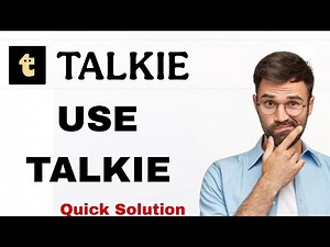 How To Use Talkine App And Solve All Problems - From Start To Finish.