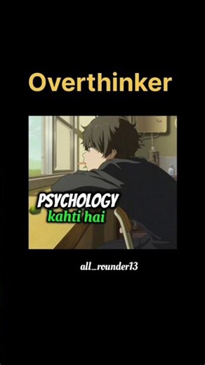 Overthinking Is Not Your Habit, It’s Your Fear | Psychology Truth #overthinking