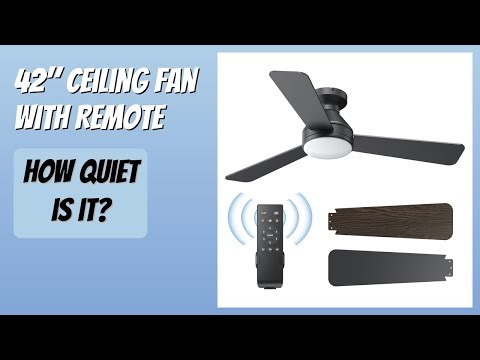 REVIEW (2025): 42" Ceiling Fan with Remote. Features