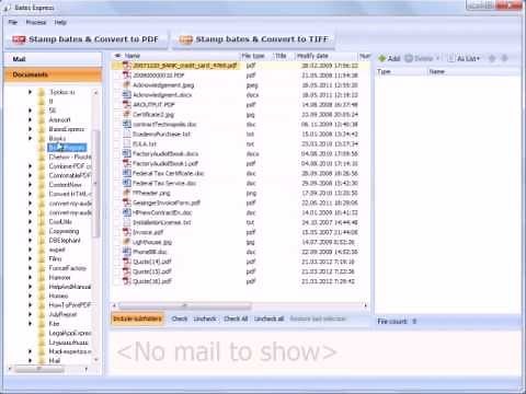 How To Stamp Bates to PDF or TIFF Files Video Tutorial