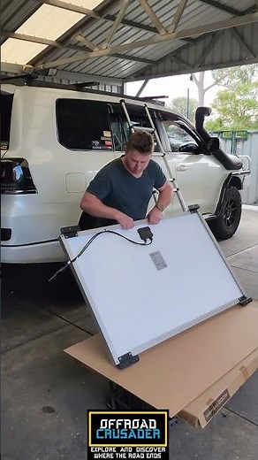 Installing a Redarc Solar Panel - 15A of power input anywhere! #4xoverland #solar #redarc #diy #4wd