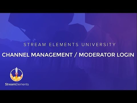 StreamElements Channel Management guide