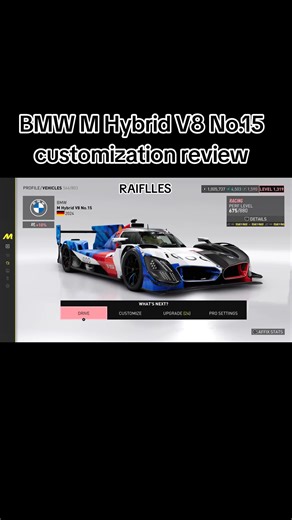 BMW M Hybrid V8 No.15 Customization Review