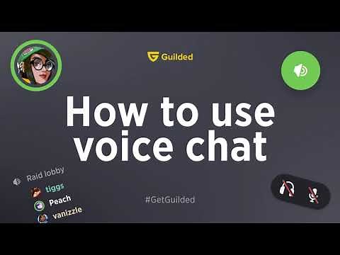 How to use voice chat | Guilded tutorial