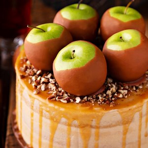 156K views · 27 reactions | Caramel Apple Dream Cake: three big layers of super moist apple spiced cake, made completely from scratch, frosted with sweet caramel frosting! Optional fun toppings: caramel sauce, pecans and caramel apples! RECIPE: https://thenovicechefblog.com/2018/09/caramel-apple-dream-cake/ | The Novice Chef | Facebook