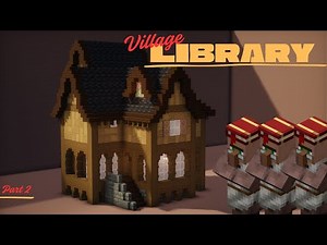 I Built a LIBRARY For The Villagers