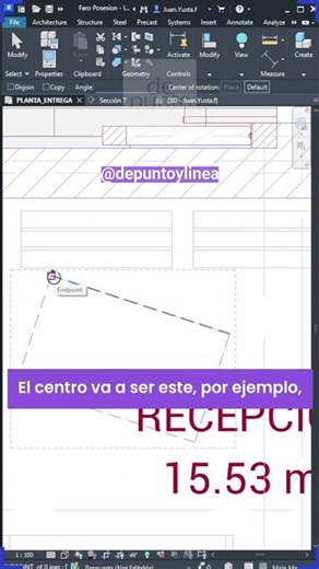 R3 Command: Change the Rotation Center in Revit | REVIT 10 COMMANDS 💻