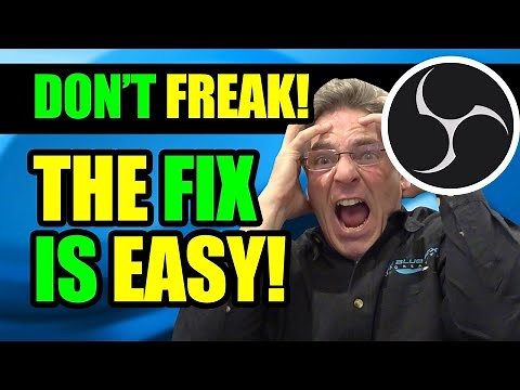 OBS Studio Settings Problem Video Output Is Currently Active Fix