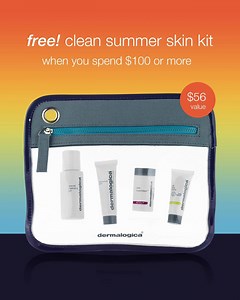 Get fresh, clean skin this Summer with this exclusive kit - yours with any $100 purchase - a $56 value! | Dermalogica