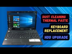 How to Deep Clean, Upgrade & Replace Keyboard on eMachines e732 #oldlaptop #fyp #laptoprepair