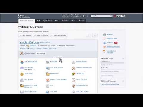 Plesk: How to Access File Manager
