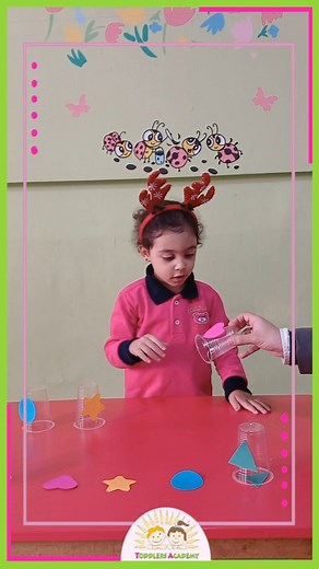 Shapes Matching Skills For Galaxy and Flowers Classes 😃 #toddlers_academy_nursery For further information and registration feel free to contact us on 035467562 - 01221956535. Or you can visit us in our place at the following address: 8 El Nahda Street behind boutique London - Kafr Abdo | Toddler's Academy nursery