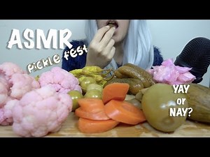 PICKLE FEST | Pickle ASMR EATING SOUND EXTREME CRUNCHY *No Talking