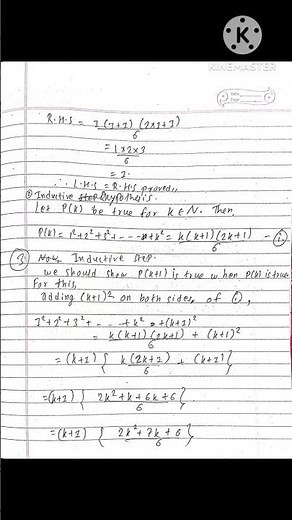 Prove by mathematical induction 1^2+2^2+3^2+...=n(n+1)(2n+1)/6. Discrete mathematics #mathematics