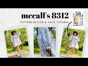 McCall’s 8312 pattern review & tutorial on how I changed the neckline