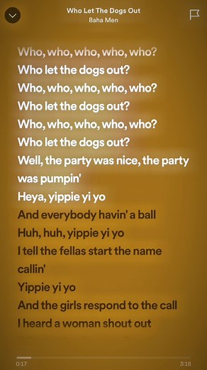 Who Let the Dogs Out Lyrics | Baha Men | Nightcore Version