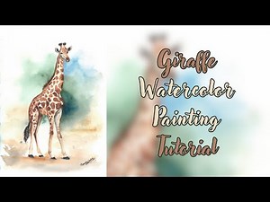 Step-by-Step Watercolor Giraffe Painting Tutorial