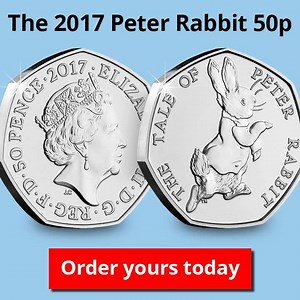 A brand new UK Peter Rabbit 50p has just been announced for 2017. It's already creating a collecting frenzy. | Change Checker