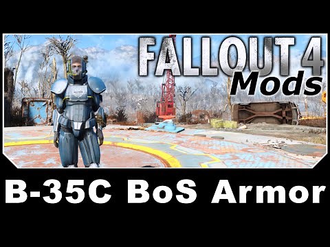 Fallout 4 Mods - B-35C Heavy BoS armor