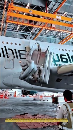 Safety Equipment Testing Peocess an Emergency Slide