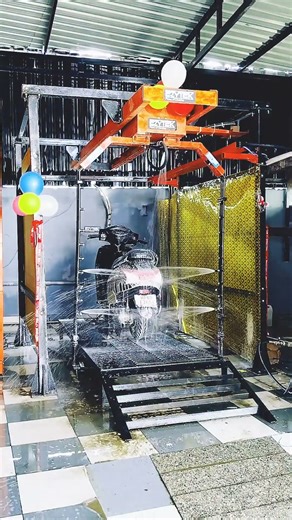 Latest Automatic Bike Washing machine in India 🏍️ made by EZYTEK CLEAN PVT LTD 📞+91-9205989864