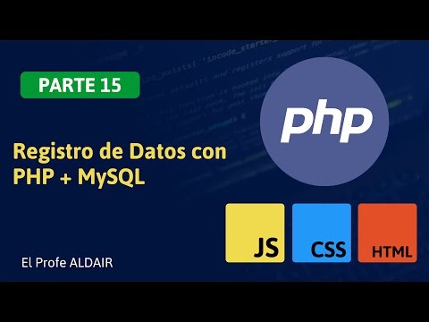 Registro de Datos en HTML + PHP + Bootstrap y MySQL | Conexión a Base de Datos PHP con MySQL