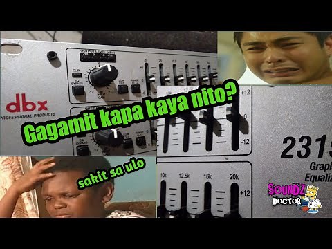 DBX 231s graphic Equalizer quick review and testing.