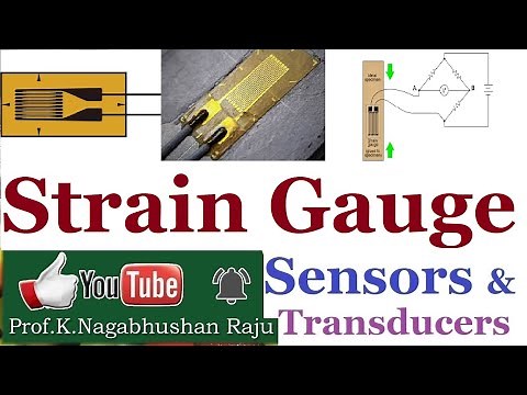 Strain Gauges | Sensors | Transducers | Working Principle | Signal Conditioning | Applications