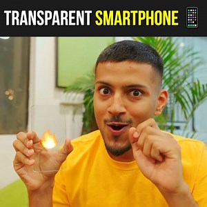 2.3M views · 10K reactions | World's First Transparent Smartphone  . #smartphone #tech #techburner | Tech Burner | Facebook