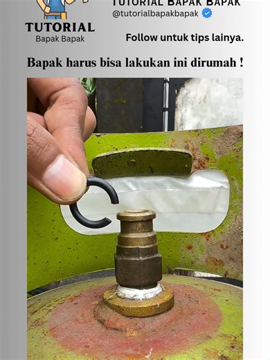 tutorial pasang gas biar tidak bocor #solution #lifehack #tutorial #fyp #trik #solusi #viral #caramudah #ide #edukasi #tipsdantrik #DIY #diyproject #tutorialdiy #repair #tips #perbaiki #perbaikan #repairing #idekreatif