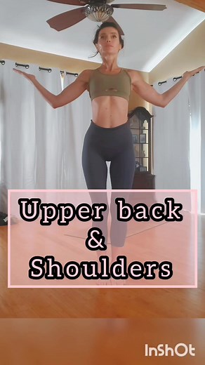 1.1K views · 12 reactions | Upper back and shoulders stretches | Ali Kamenova Interval Yoga | Facebook