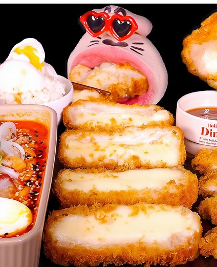 Ultimate Spicy Ramen & Cheese Bomb Mukbang Experience