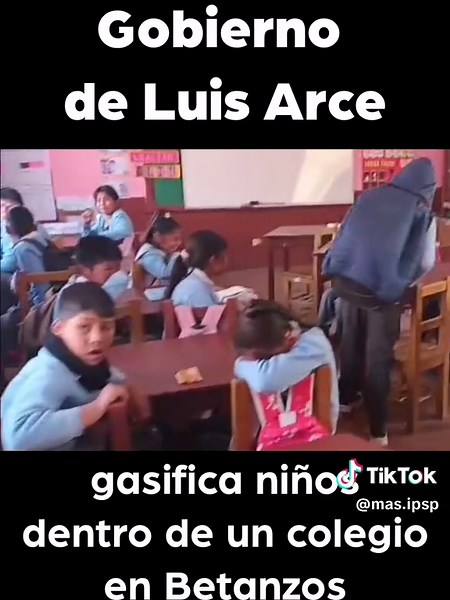 Represión en Bolivia: Lloran los Niños en Betanzos