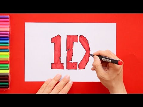 How to draw One Direction Band Logo
