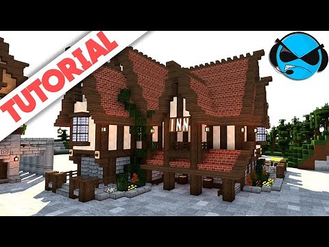 Minecraft: How to Build a Large Medieval Inn/Tavern Tutorial
