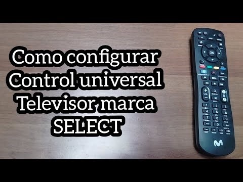 Código para TV SELECT. Control universal.