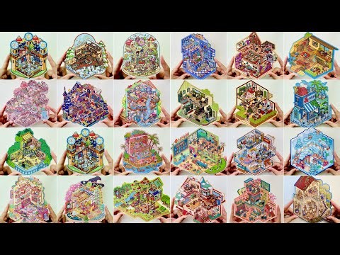 Super Multi-Scene Stickers Collection | 8 hours long | Each one is different