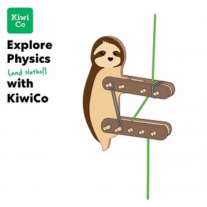 🎵On the first day of Crate-mas, KiwiCo gave to me... a sloth climbing up a spool of string 🎵 It's not too late to gift a KiwiCo subscription this holiday! Order by 12/19 and get FREE rush shipping for the perfect present under the tree! | KiwiCo