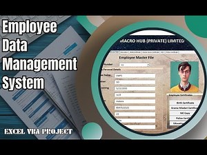 Excel VBA Project Demos | Employee data management System