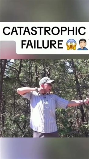 BOW EXPLODES IN HAND! Comment all the issues you see 😂 #nothappy #bowhunting #fail