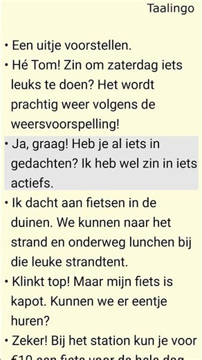 Suggesting a Day Out – Dutch Conversation Practice #learndutch #nederlandsleren #nt2