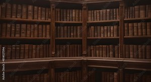 Inside an archive. Documents and storage.