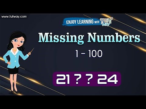 Missing Numbers 1- 100 | Learn Basic Math For Kids | Missing Numbers Concepts, Rules, Example | Math