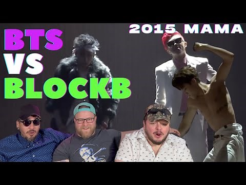 2015 MAMA BTS vs BlockB [Boys In Battle] REACTION