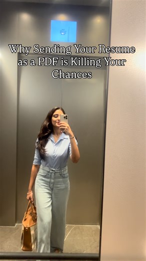 ananya on Instagram: "Everyone says: “Send your resume as a PDF — it looks clean.” That’s the worst advice for MNC jobs. Here’s why 👇 ❌ ATS (Applicant Tracking Systems) can’t always read PDFs properly. ❌ Your formatting, keywords, and even skills often get lost in parsing. ❌ Recruiters don’t even see your resume the way you designed it — sometimes they just see broken text. What works instead? ✔ Sending resumes in Word format (.docx) for portals so ATS picks up your keywords. ✔ Keeping a PDF ve
