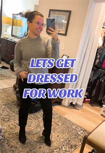 Basic and easy are the perfect recipe for a stress free morning! New sweater from @Stitch Fix ! Pants: @LOFT boots: @Amazon