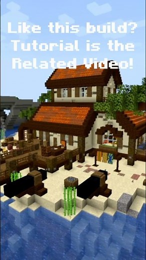 Minecraft Pro Beach House Tutorial Trailer #gearsaw #minecraft #minecraftbuildingguide