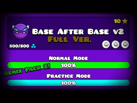 【🏢】BASE AFTER BASE V2 FULL VERSION! BY: KEVINECOYOTE4 (Full HD) || Geometry Dash 2.113